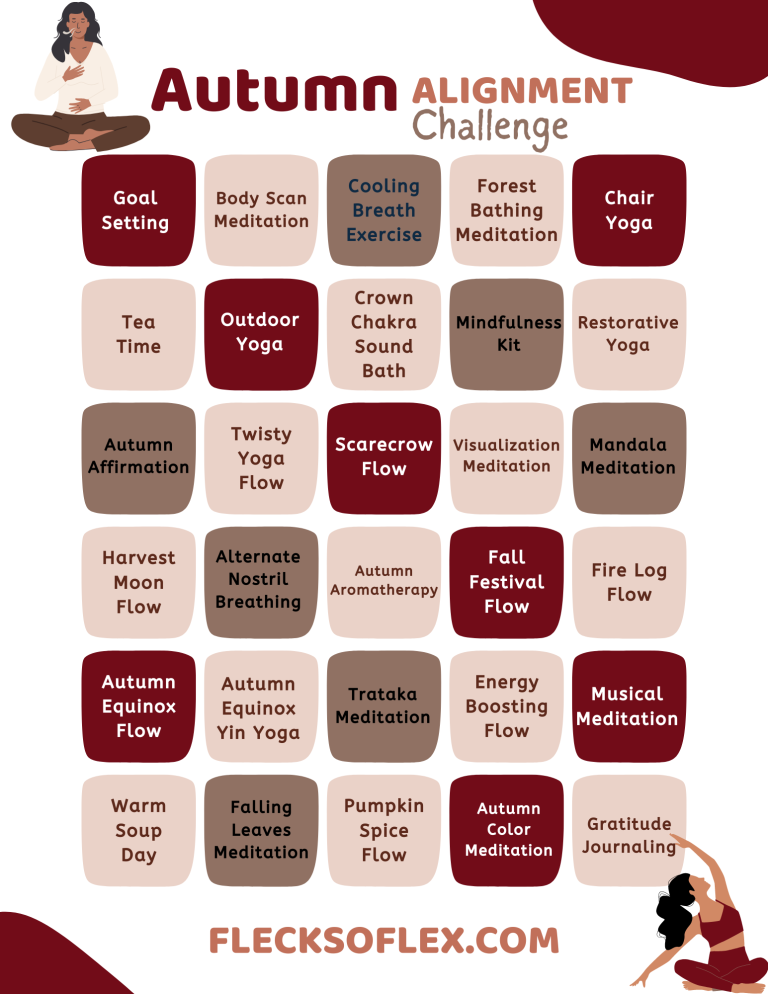 Autumn Alignment Challenge: A 30-Day September Challenge for Yoga & Mindfulness - Flecks of Lex